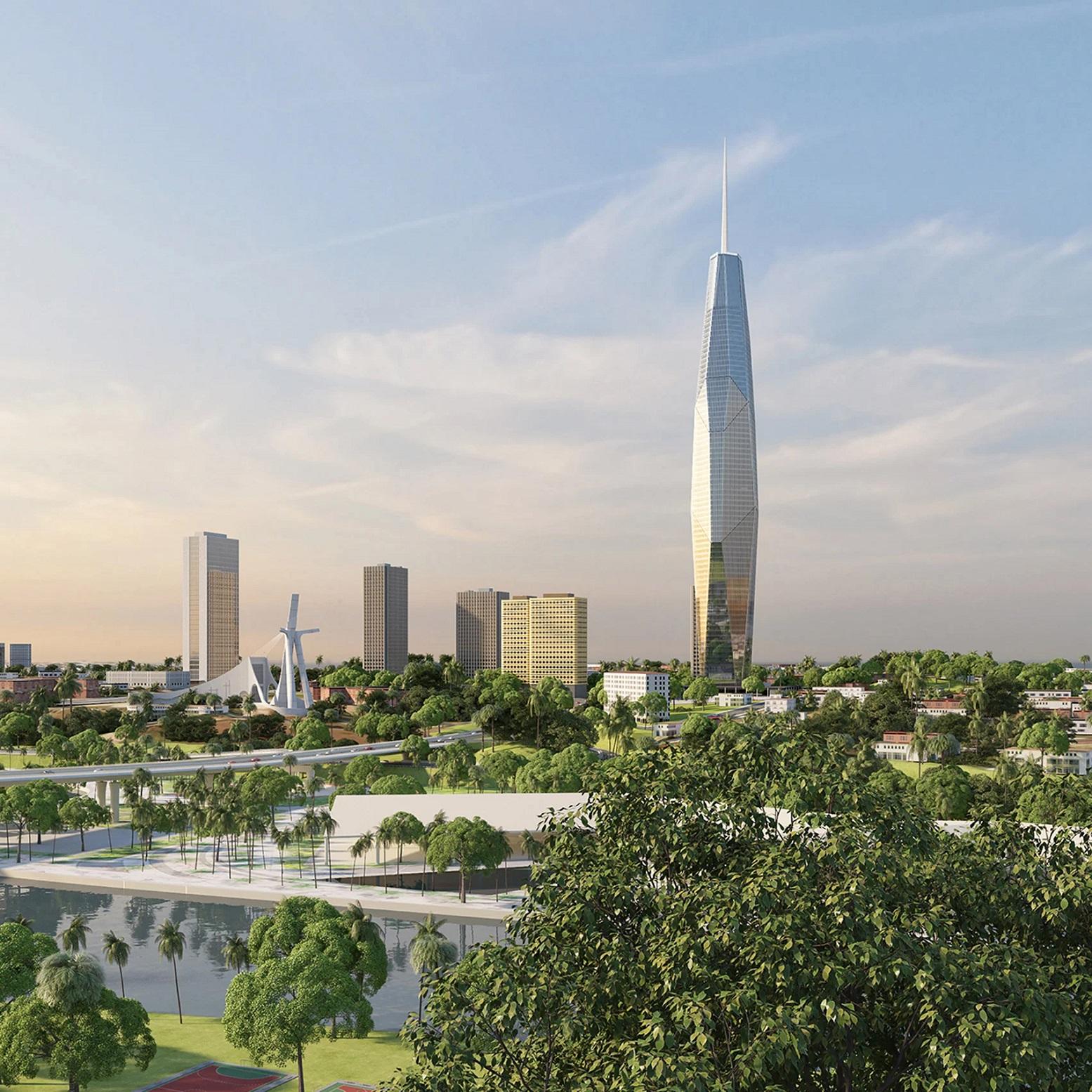 អគារ F Tower ដែលត្រូវបានរចនាឡើង សម្រាប់ទីក្រុង Abidjan នៃប្រទេសកូតឌីវ័រ ...